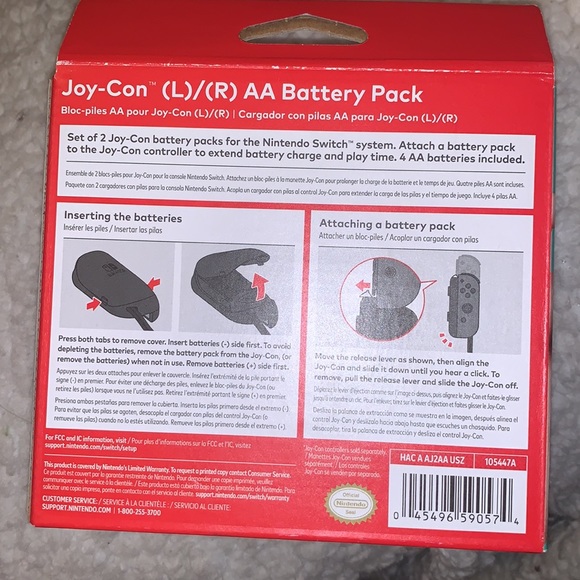 Nintendo | Video Games & Consoles | Joycon Ljoycon R Aa Battery Pack ...